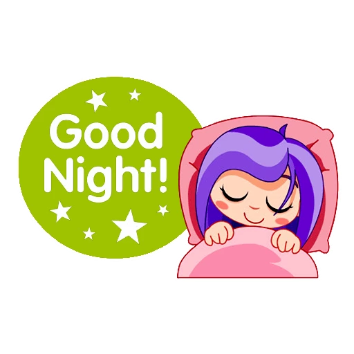 Good Night Stickers for WhatsApp