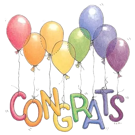 Congratulations Stickers for WhatsApp