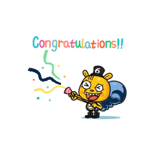 Congratulations Stickers for WhatsApp